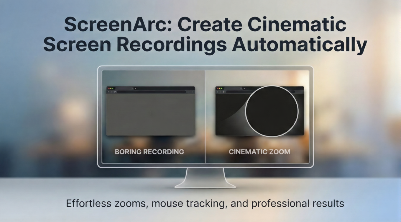Tired of boring screen recordings? Meet Free and Open Source ScreenArc! 🎬